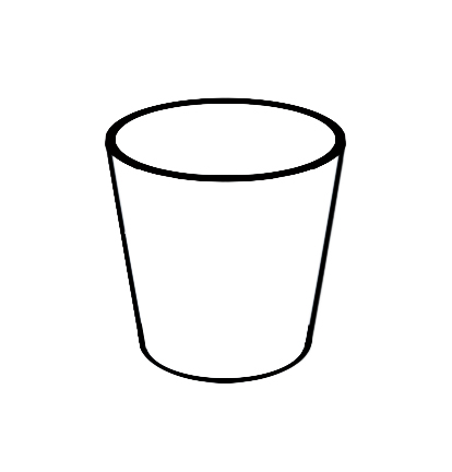 Vasos para colorar - Imagui