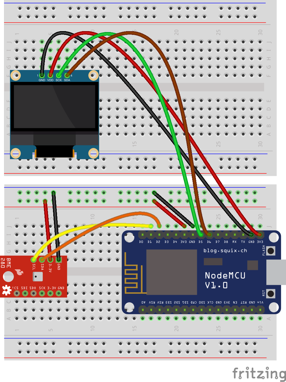 Patriot Geek Esp8266 Bme280 And Oled Displays