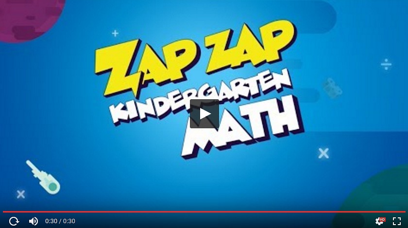 Math App for Kindergarten: Zap Zap Math - Adventures of Kids Creative Chaos