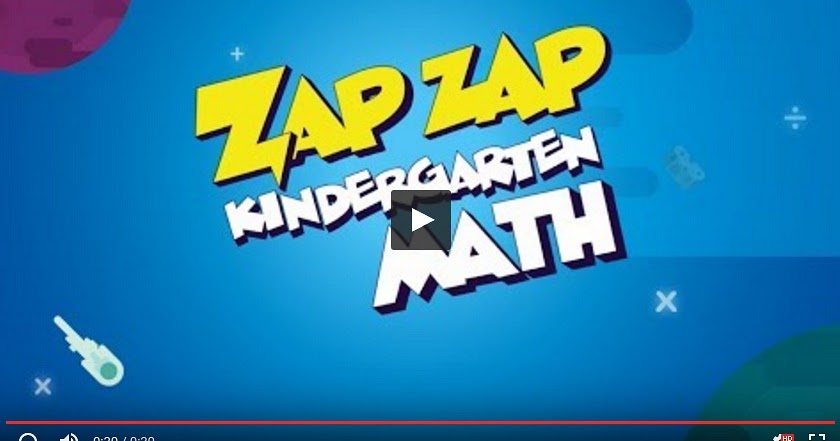 Math App for Kindergarten: Zap Zap Math - Adventures of Kids Creative Chaos
