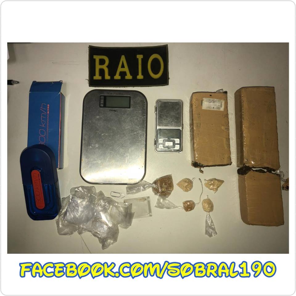 POLICIAIS DO RAIO REALIZAM APREENSÃO DE DROGAS NO BAIRRO ALTO DA ...
