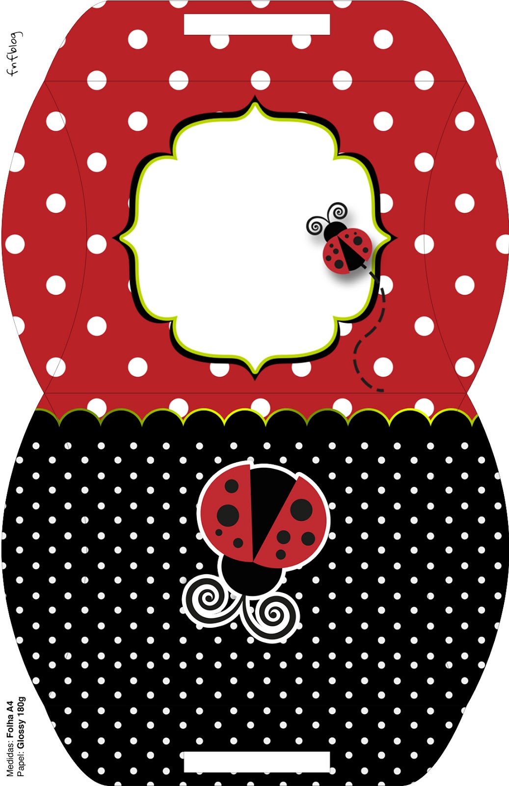 Ladybug Party: Free Printable Boxes. | Oh My Quinceaneras!