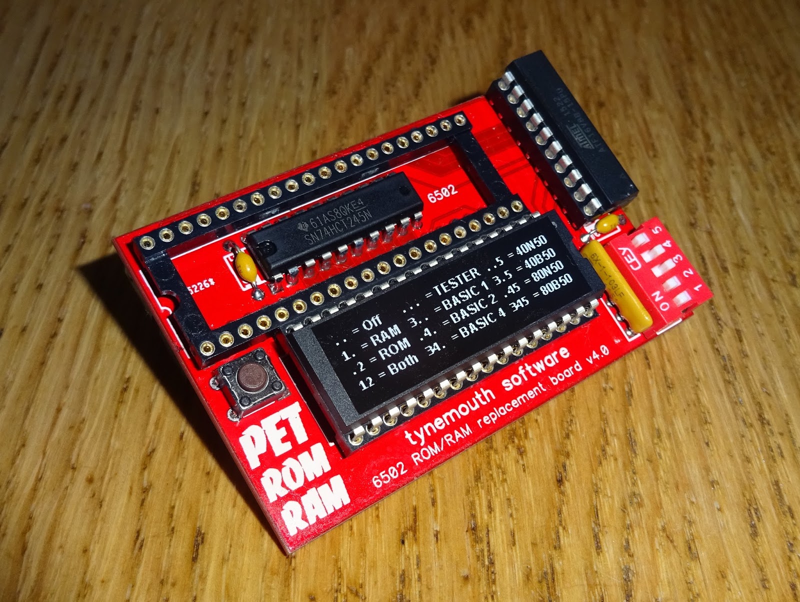 Tynemouth Software: Commodore PET ROM RAM boards