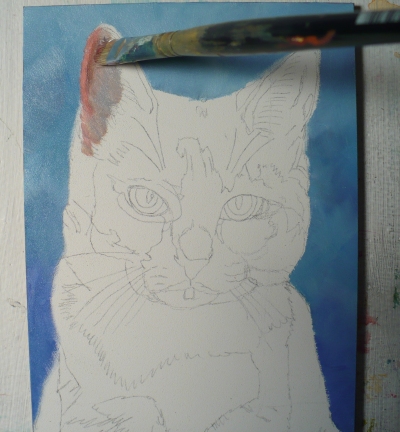 Zeh Original Art Blog Watercolor and Oil Paintings: Calli the Calico ...