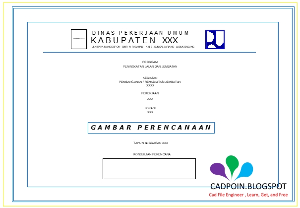 Cover Perencanaan Jalan.dwg - CADPOIN - #No 1 Cad Collection