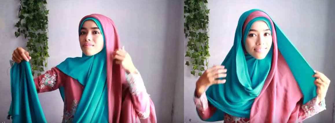 Tutorial Hijab Pashmina Wisuda Syari - Tutorial Hijab Cara Memakai ...