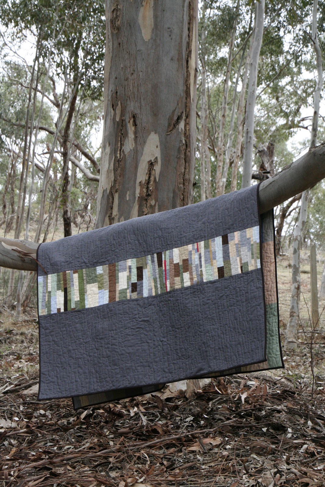 Faffling: Gum Tree Quilt finished!