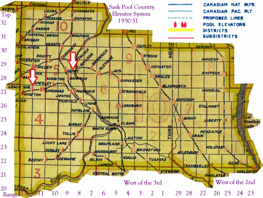 Trackside Treasure: Solitary Saskatchewan Elevators - Denny, Leach ...