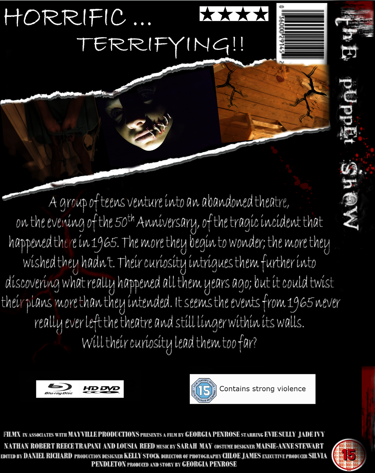 Media Studies: DVD Cover. Draft & Final.