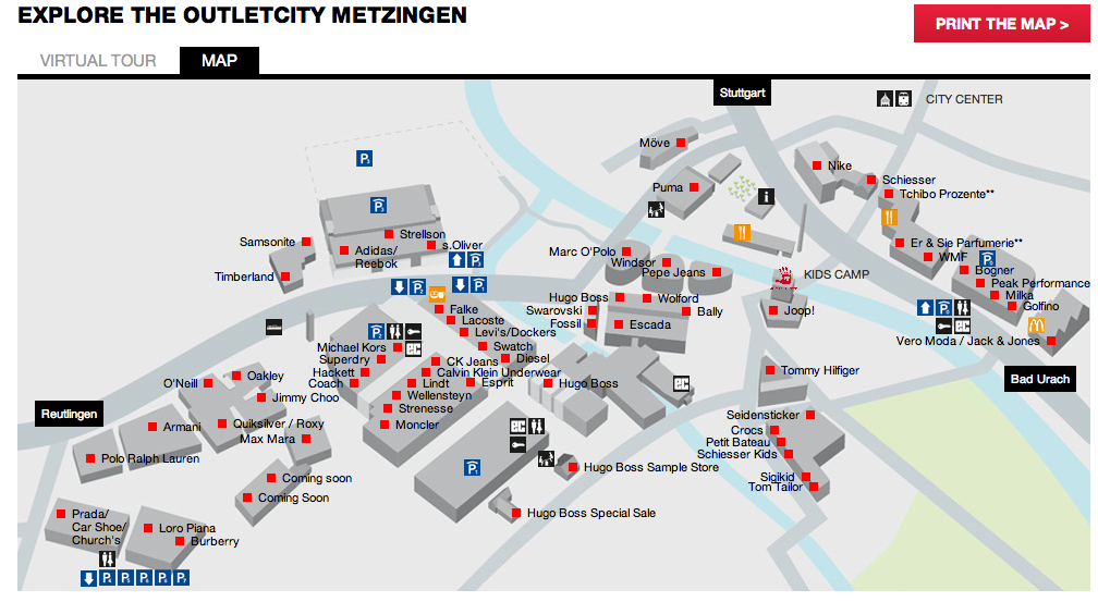 旅遊筆記: Germany ﹣﹣﹣ Metzingen／ Outlet City Metzingen 德國