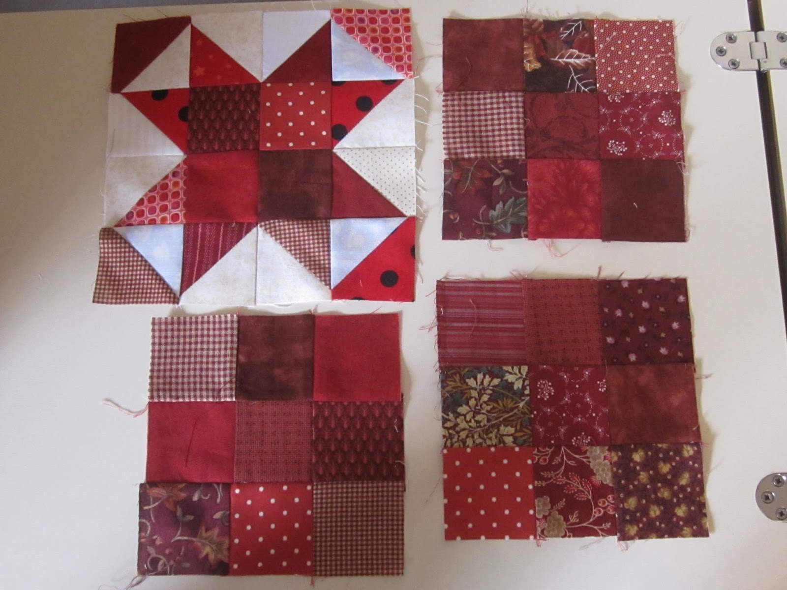 Mother Patchwork: Rainbow Scrappy Challenge updated - Red for March