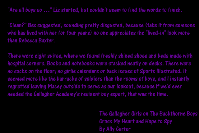 The Bookish Diaries: Review: Cross My Heart and Hope to Spy by Ally Carter