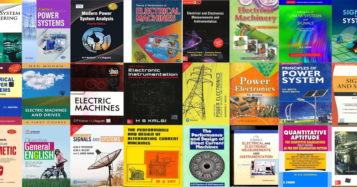 ELECTRICAL ENGINEERING IN A DIFFERENT WAY: Standard books of Electrical ...