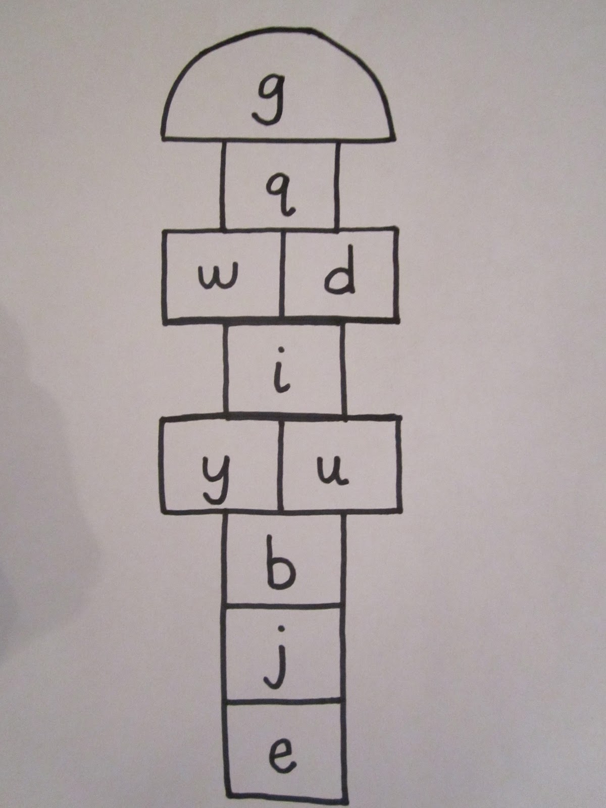 The Popcorn Reader: Alphabet Hopscotch: Idea #45