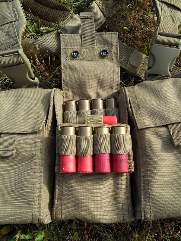 Four Bees: Condor Tactical , OPS Chest Rig and Shotgun Reload Pouches