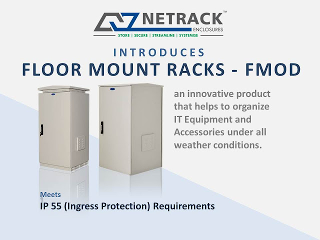 Outdoor Floor Mount Racks - FMOD | Netrack Enclosures