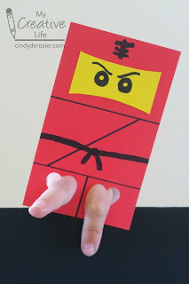 Cindy deRosier: My Creative Life: LEGO Ninjago Movie Finger Puppets