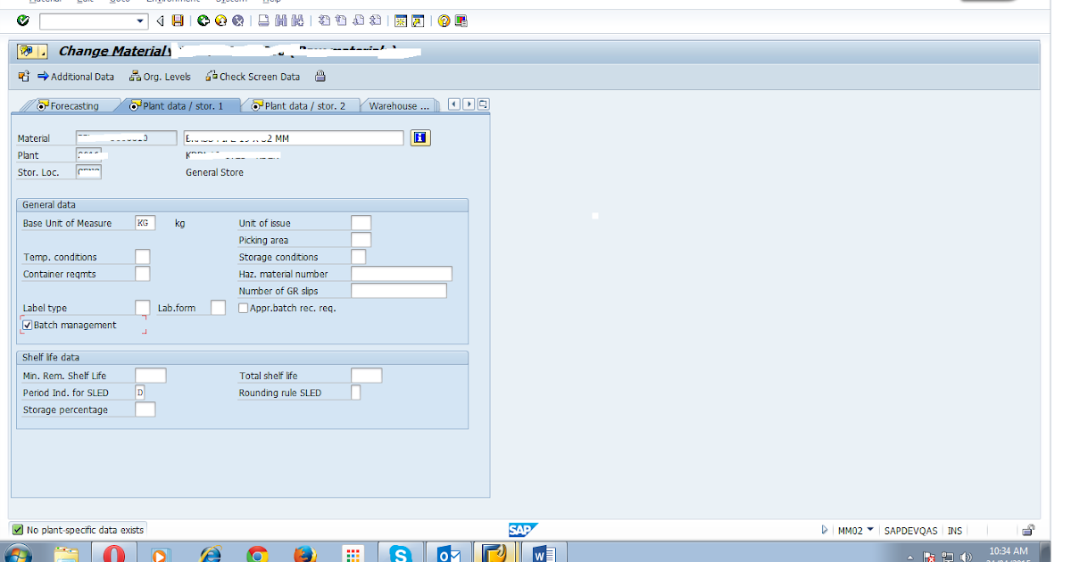 SAP Material Management: Batch Management