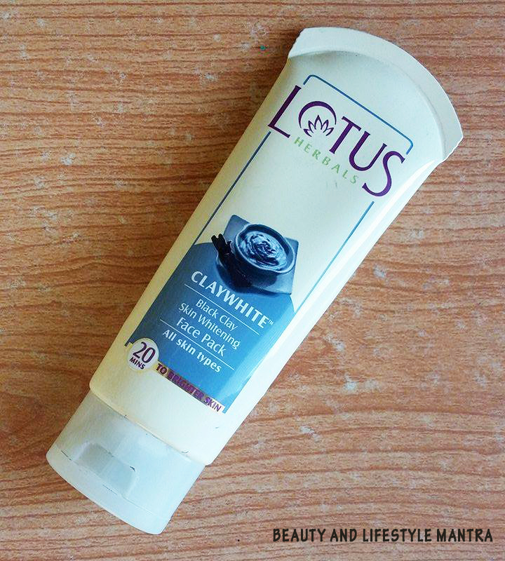 Review // Lotus Herbals Clay White Black Clay Skin Whitening Face Pack ...
