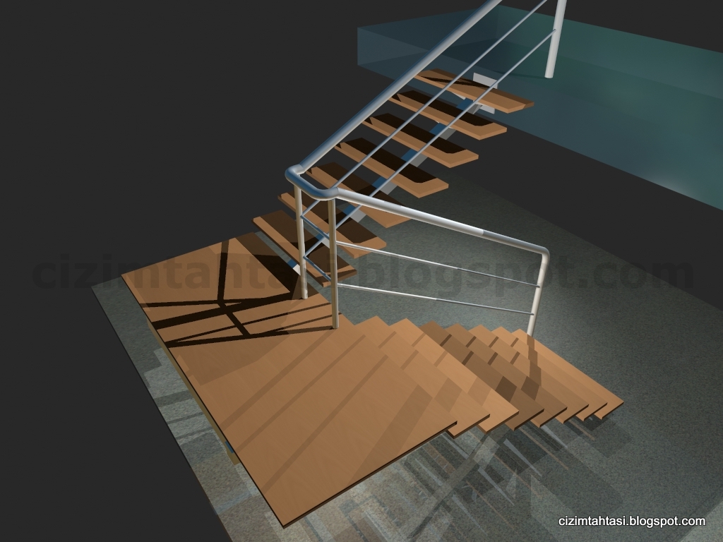 TASARIMDA ESKİZ ÇİZİM VE RENKLENDİRME : MERDİVENLER