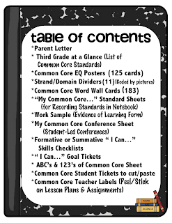 Sassy in Second: 3rd Grade Common Core Notebook!