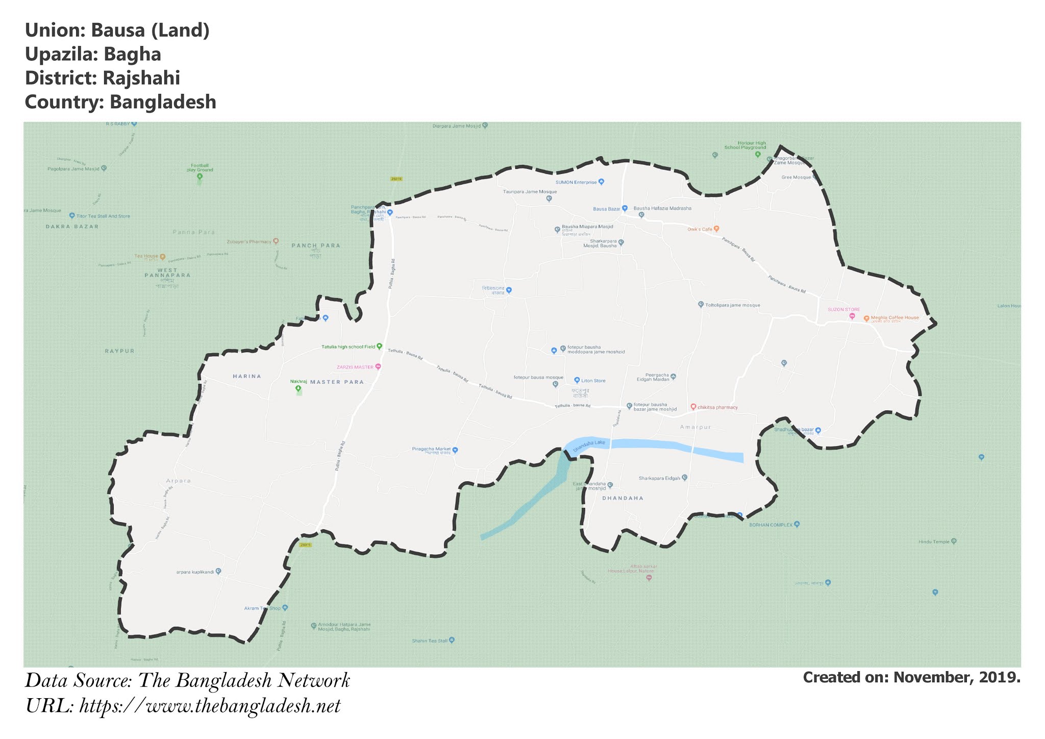 Bausa Union, Rajshahi