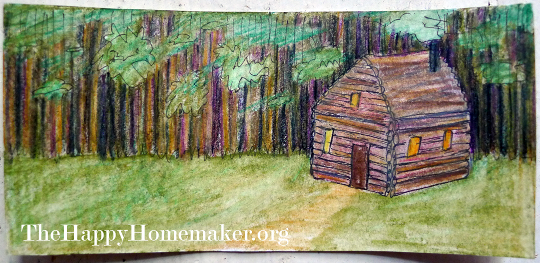 The Happy Homemaker: House No. 104: Little House in the Big Woods