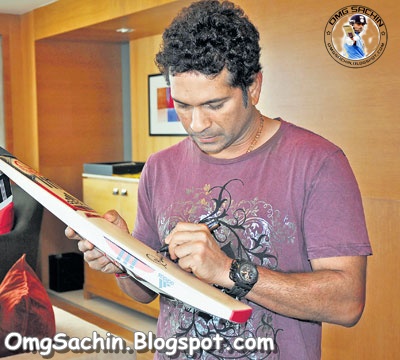 OMGSACHIN: Sachin-autographed bats will help expand school