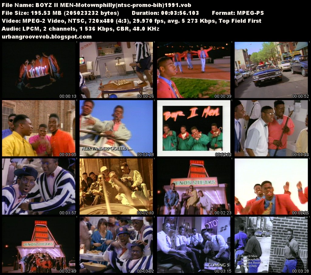 Urban Groove Vob Collection: Boyz II Men - Motownphilly (1991)
