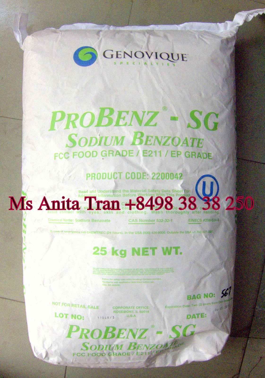 Viet Nam Chemical: SODIUM BENZOATE
