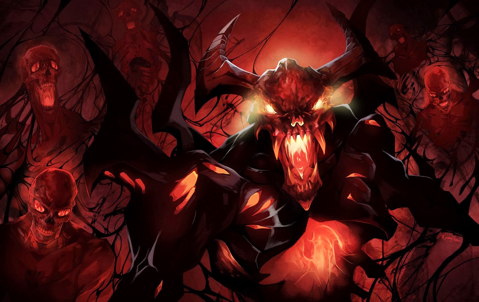 Dota 2 Wallpapers: Dota 2 Wallpaper - Shadow Fiend