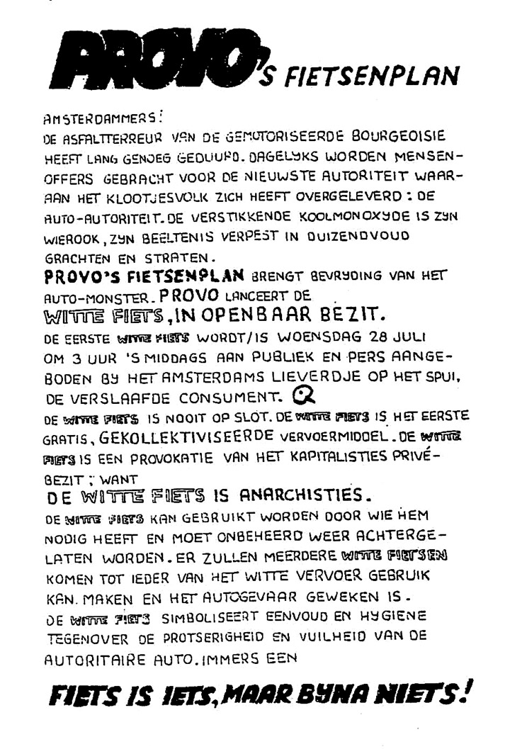 Eindeloze Omwentelingen: Amsterdam: witte fietsen