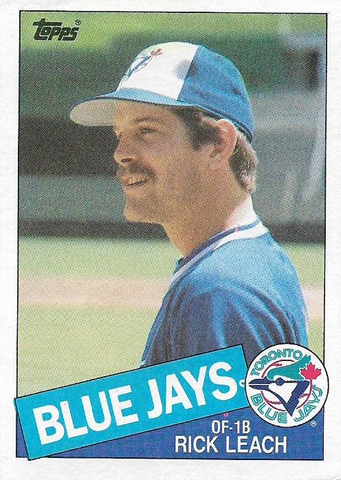 1985 Topps: #593 - Rick Leach
