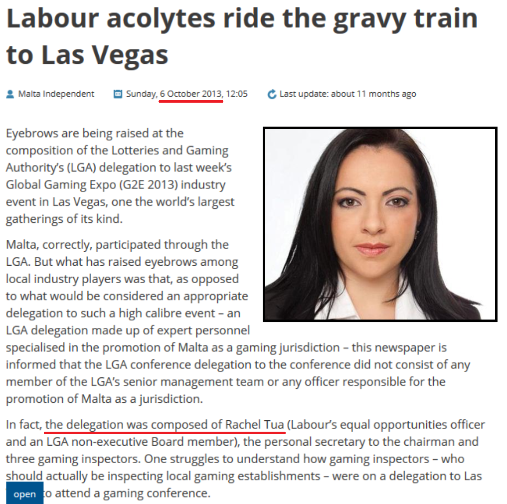 Norman Vella: Rachel Tua marret Las Vegas