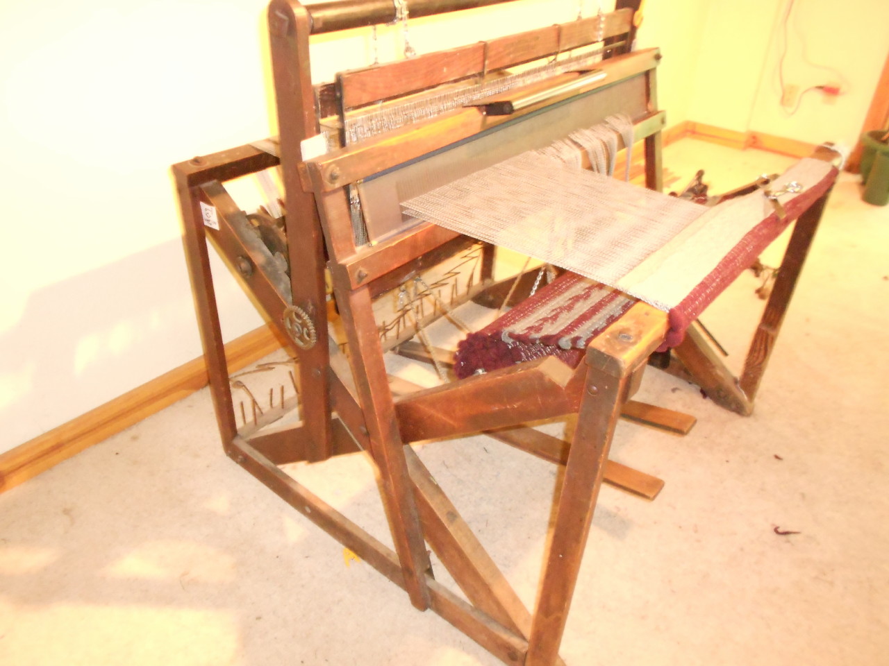 What A View!!! : Finally - a Fiber Post! Weaving a Peacock Throw, and ...