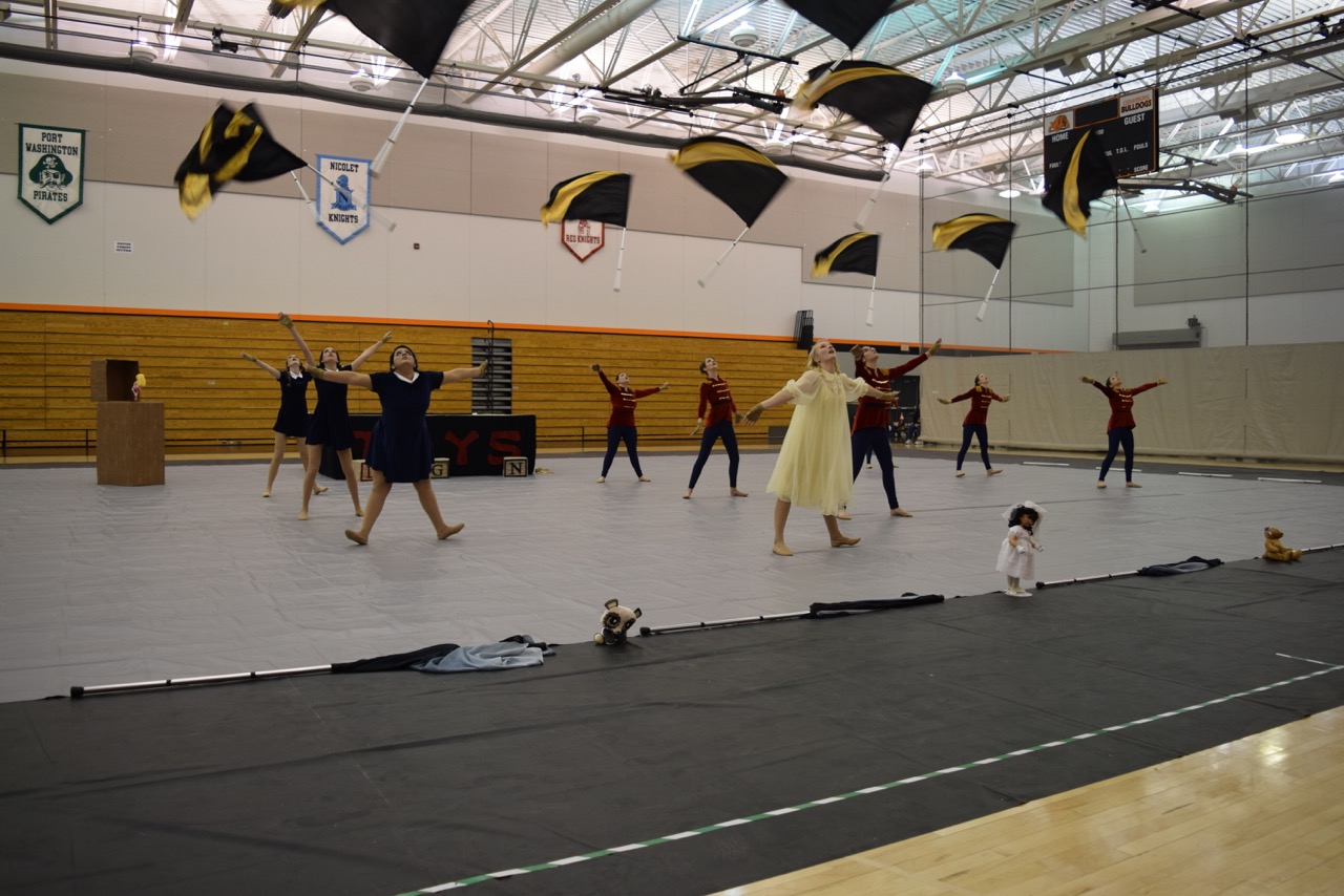 Downers Grove North Fine Arts: Winter Guard Takes 2nd Place at Cedarburg