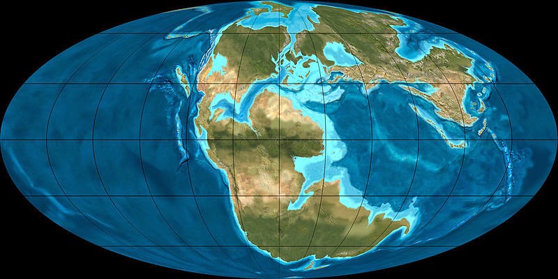 History of the Earth: October 7. Pangaea comes apart