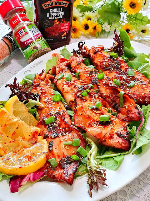 Peng's Kitchen: Chilli & Pepper Grilled Squid
