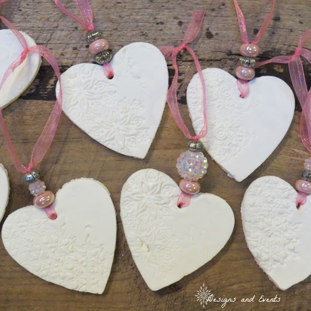 DesignsandEvents: Cornstarch Ornaments: A New Valentine Craft...For Me!