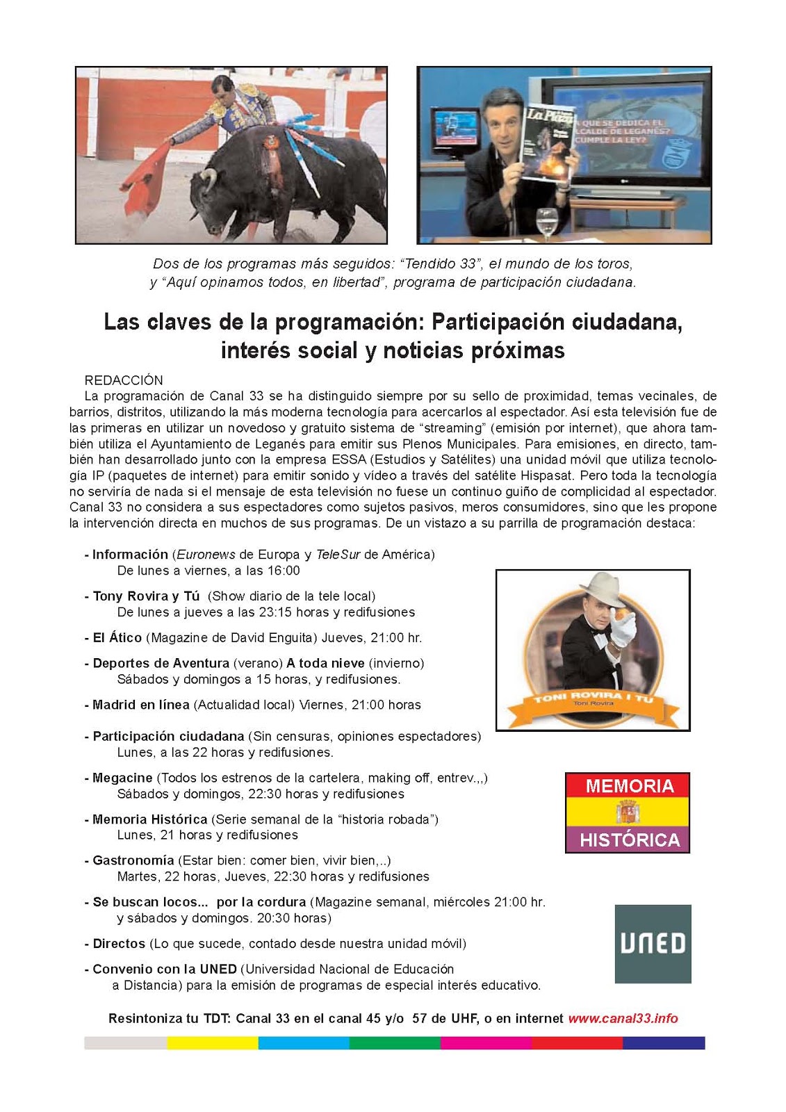 Canal 33 Madrid - Wikipedia, la enciclopedia libre