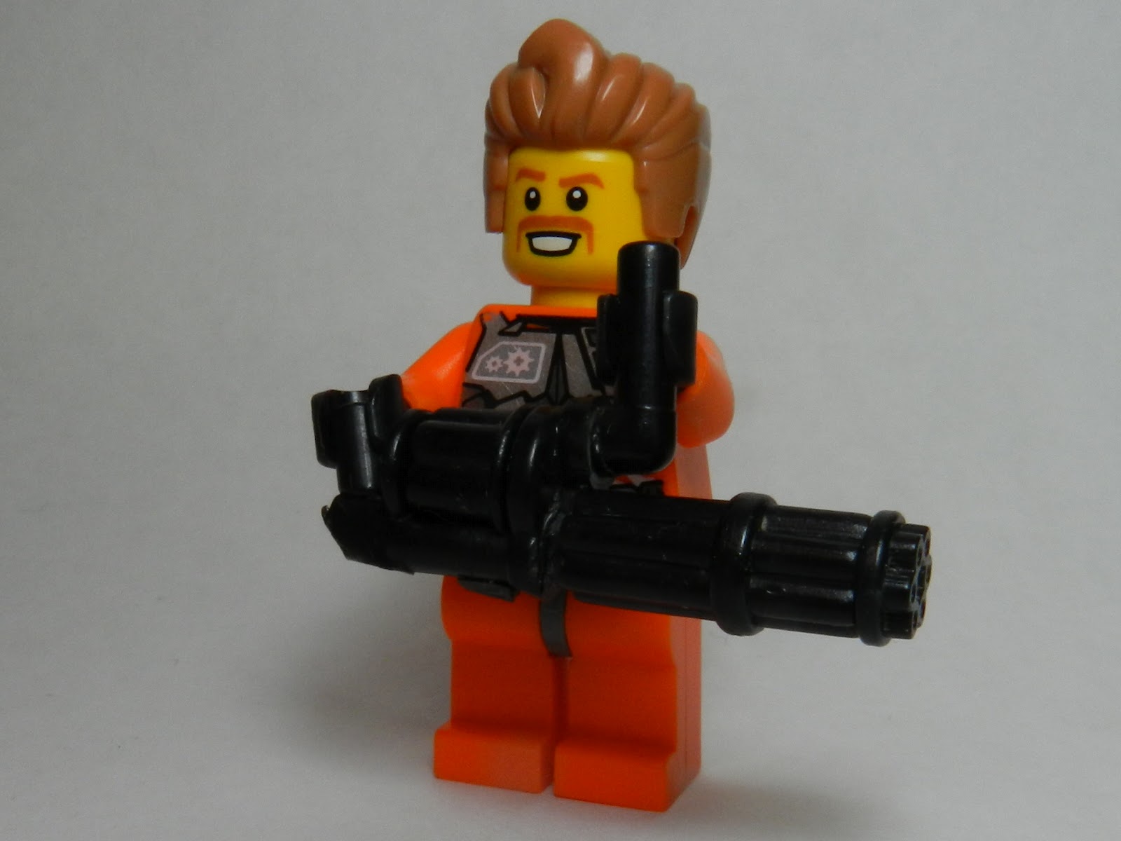 365 Lego photos: Day 100(YAY!): Mini-gun Brickarms Mod