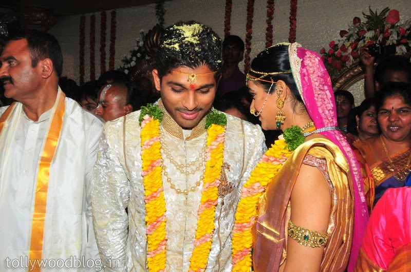 Allu Arjun Marriage Stills Bunny Wedding Pics Photos