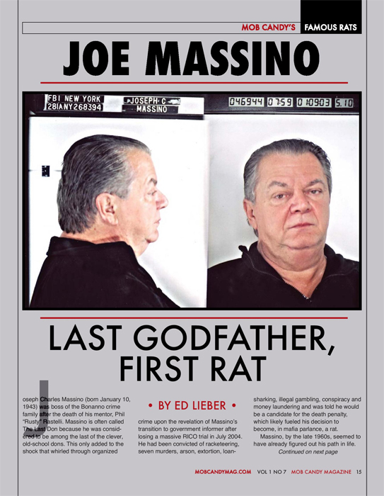 Upcoming 'Mob Candy' Includes Stories on Jimmy 'The Gent' and Joe Massino
