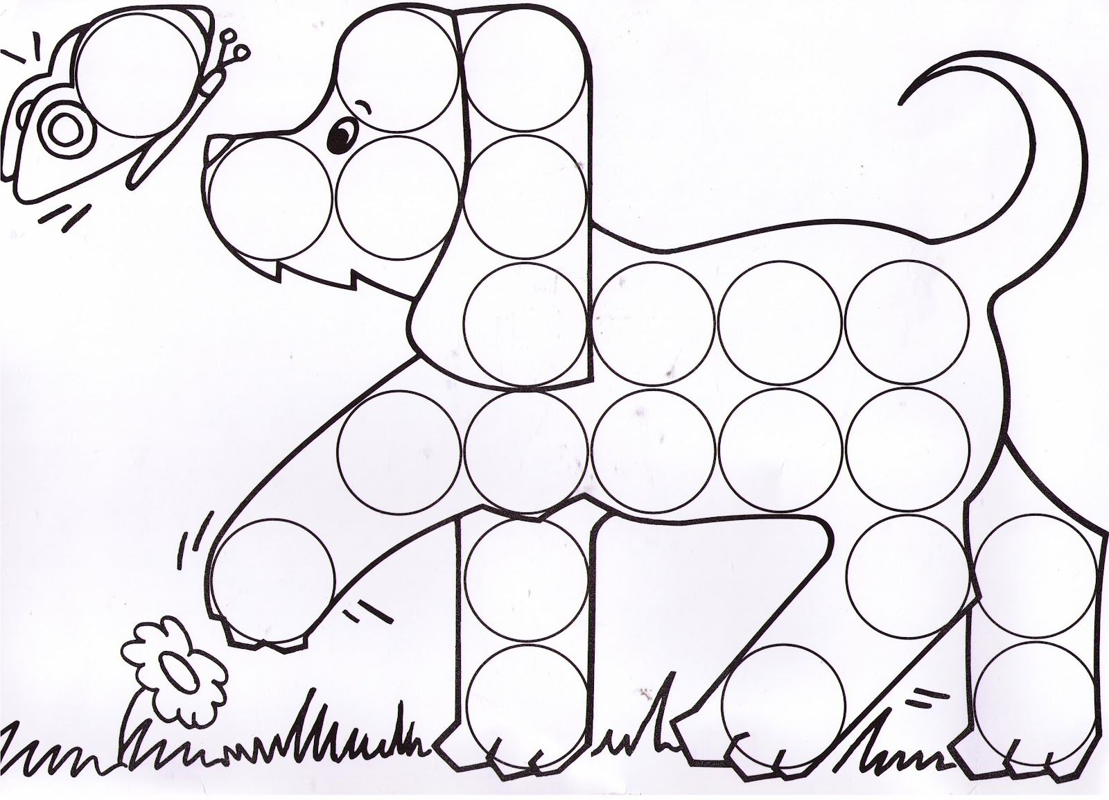 Manualidades con mis hijas: Dibujos con stickers