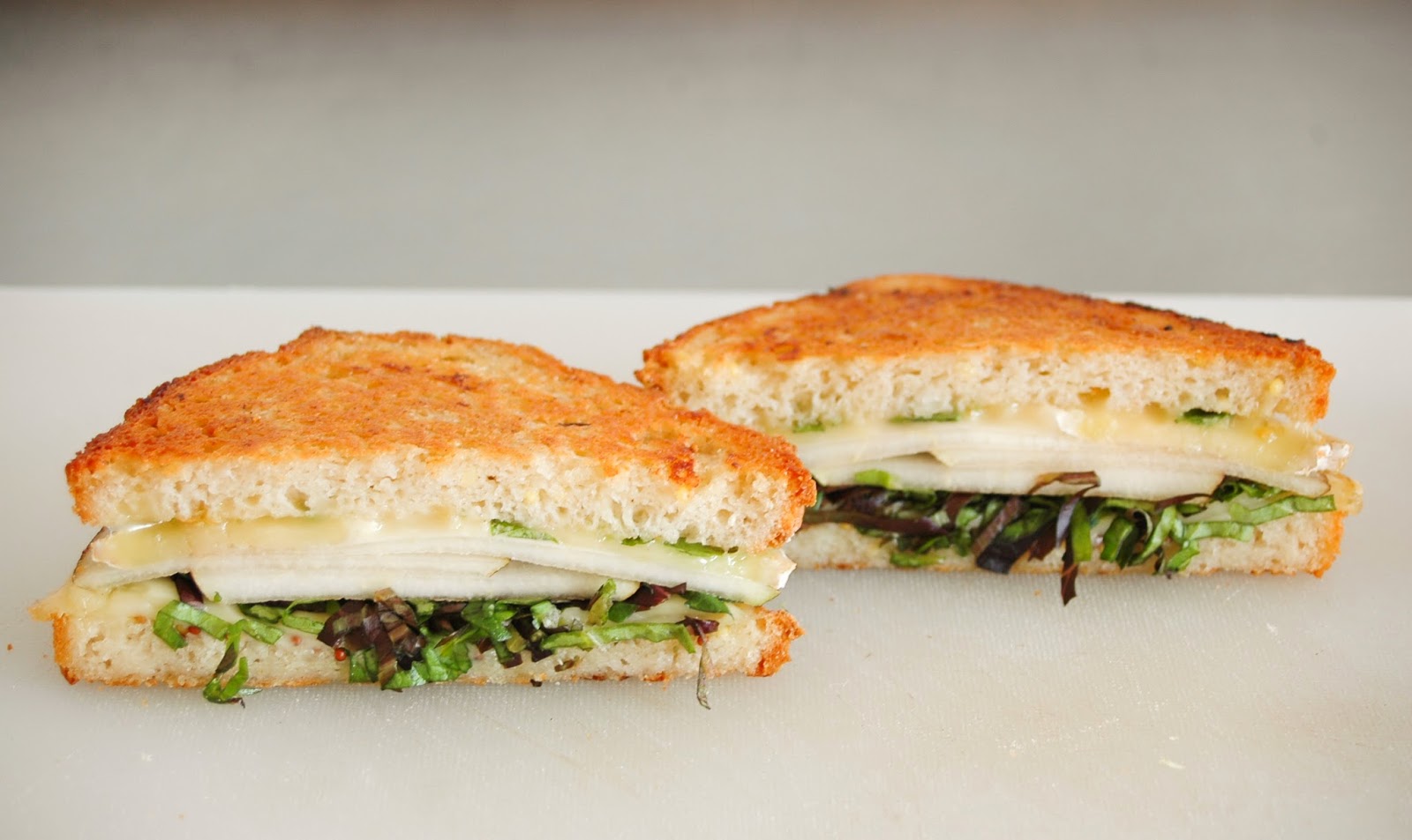 GLORIOUS SANDWICHES: THE WALK IN THE PARK red anjou pear grilled cheese