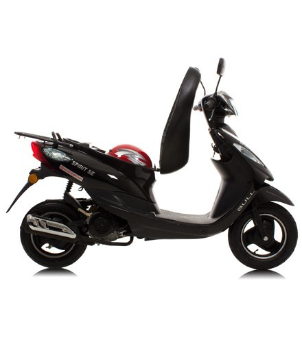 A SORTE ESTÁ LANÇADA: MOTO SCOOTER SPIRIT SE BULL - PRETA