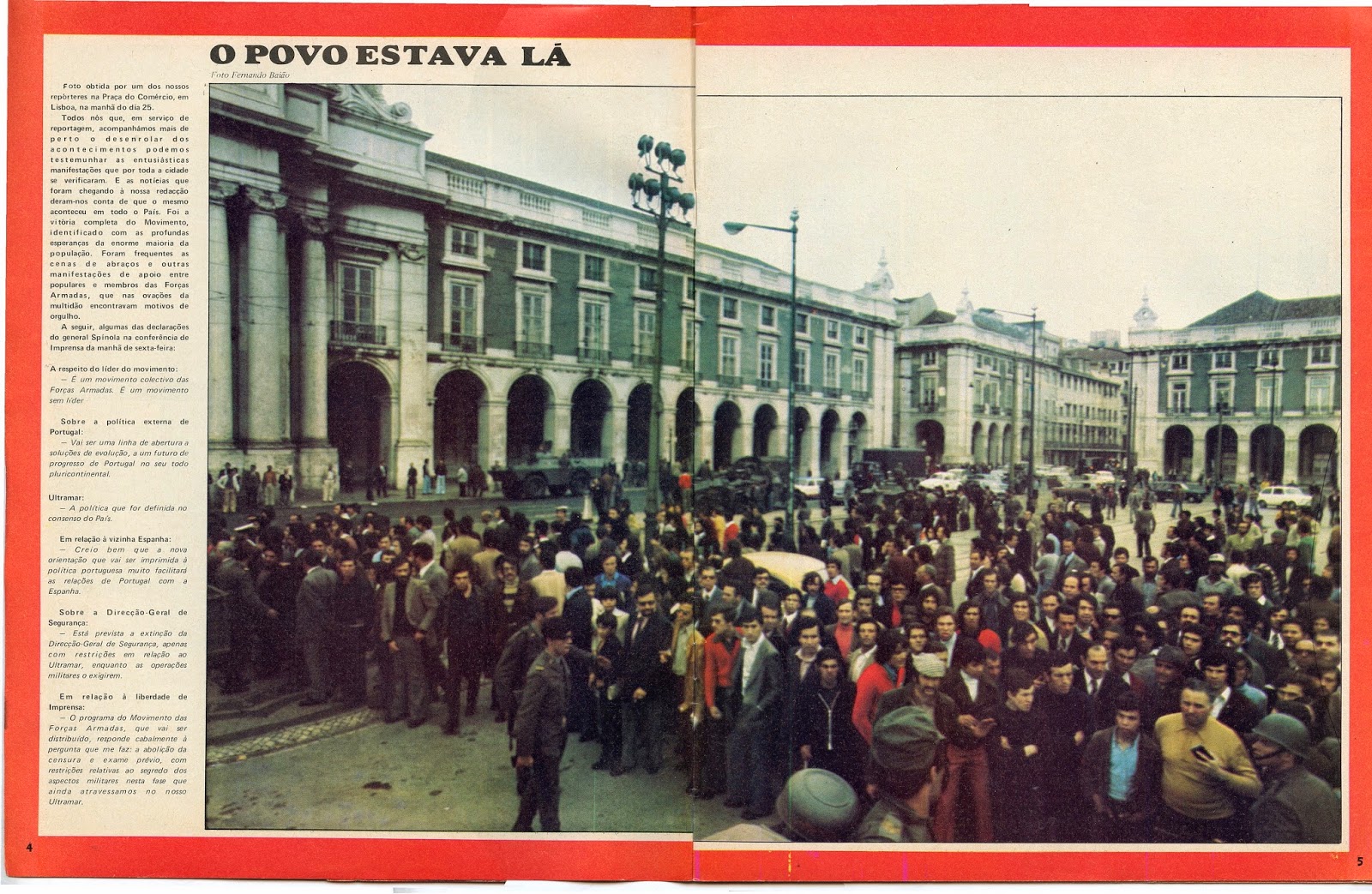 portadaloja: Há 40 anos o 25 de Abril a cores e um prec logo a nascer...