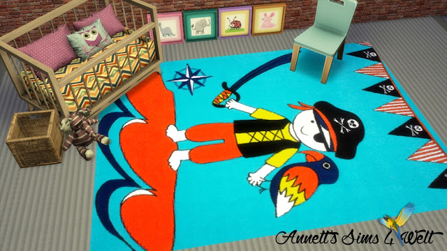Annett's Sims 4 Welt: Mega Pack - 30 Kids Rugs