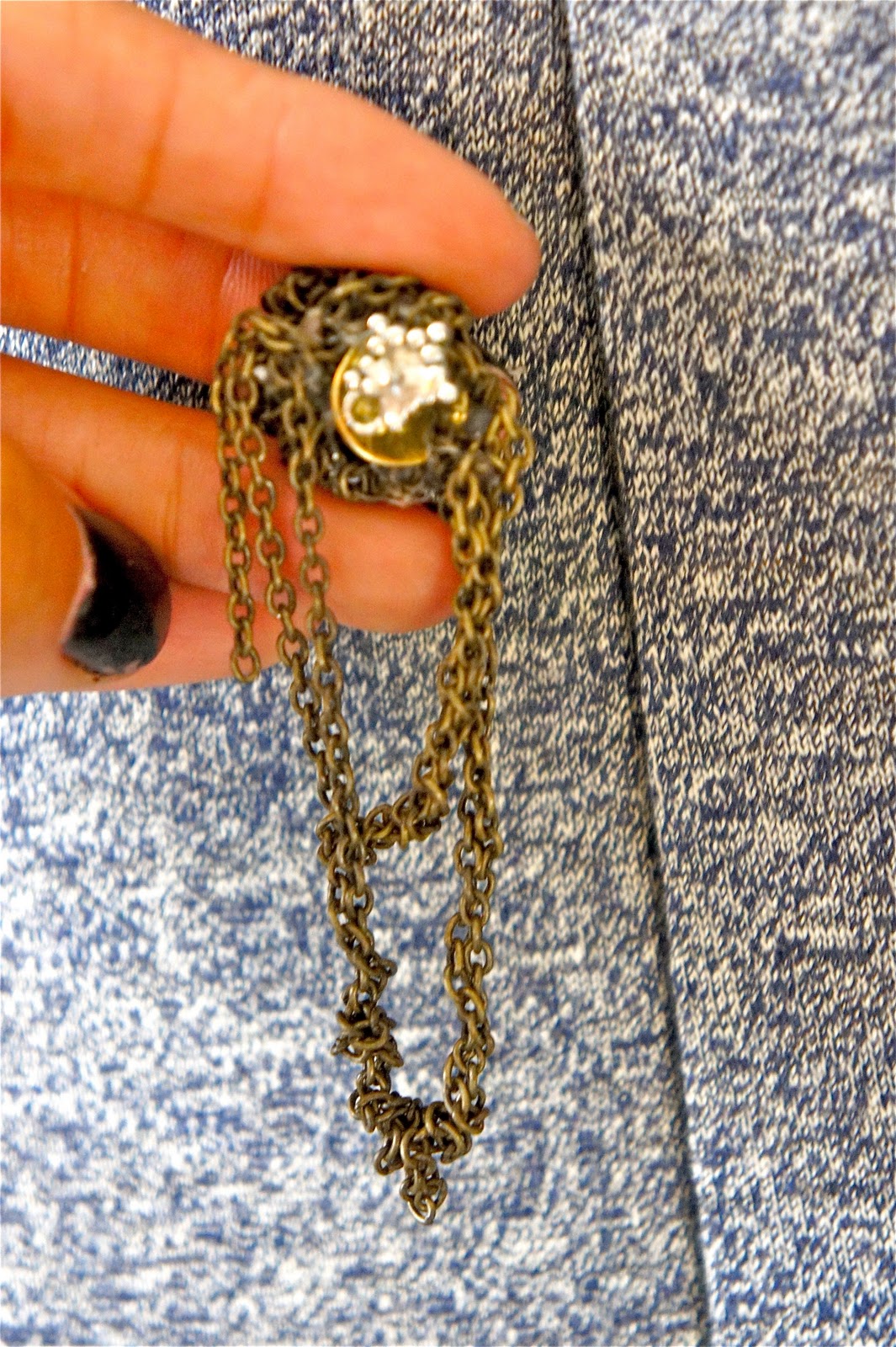 The Cultivated One: DIY: $260.00 Arielle De Pinto Chain Earrings for $6.00