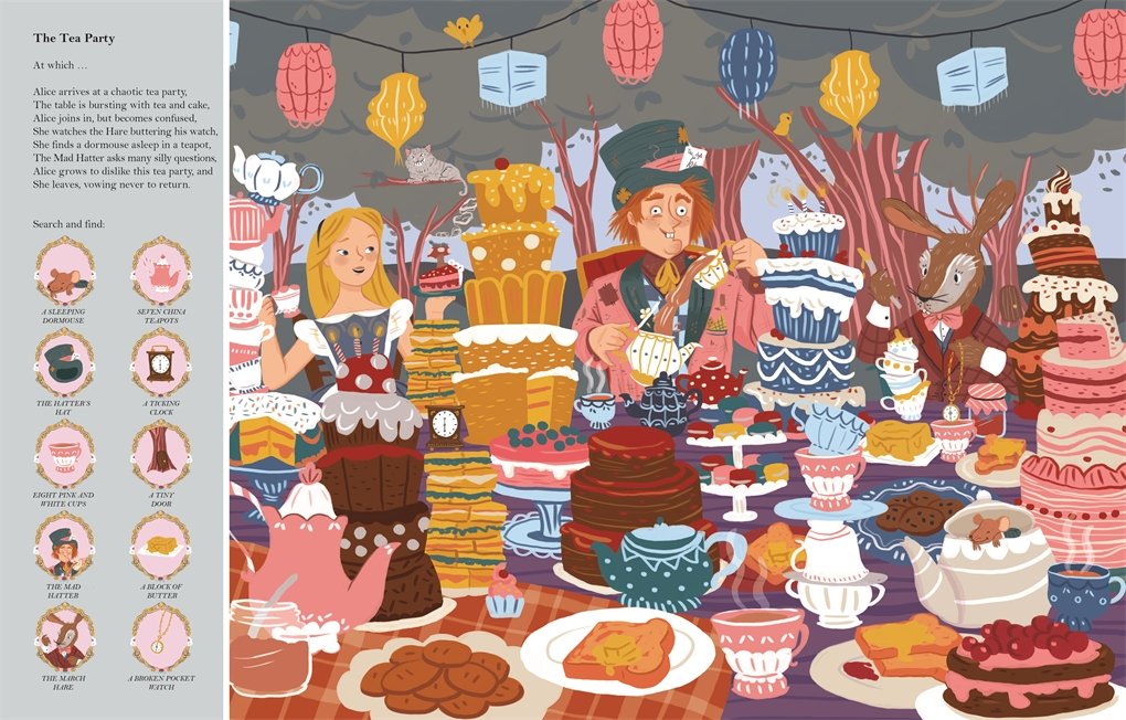 Search and Find: Alice in Wonderland: A Lewis Carroll Search and Find ...